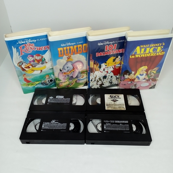 Disney | Media | Vintage Walt Disney Home Video The Classics Black ...